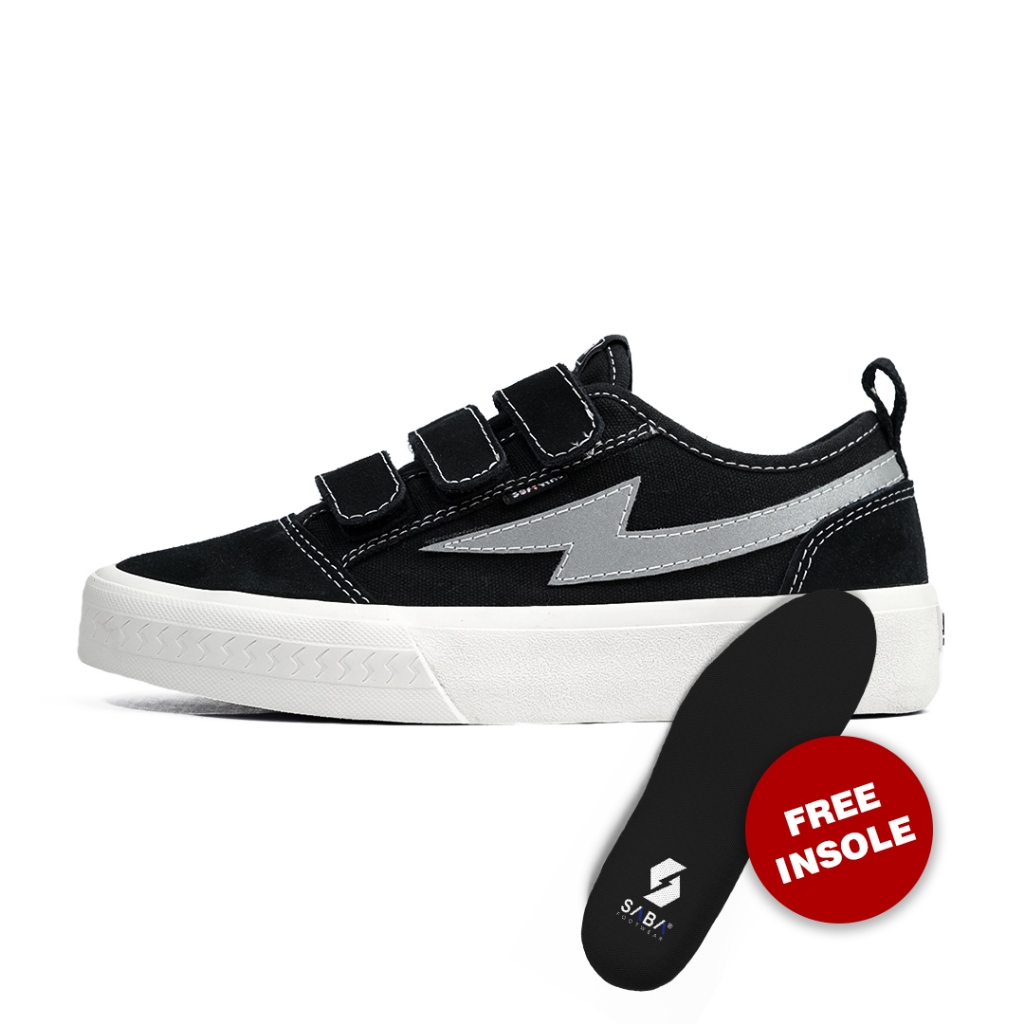 Jual SABA Reno Low Black White - Sepatu Sneakers Pria Wanita | Shopee ...