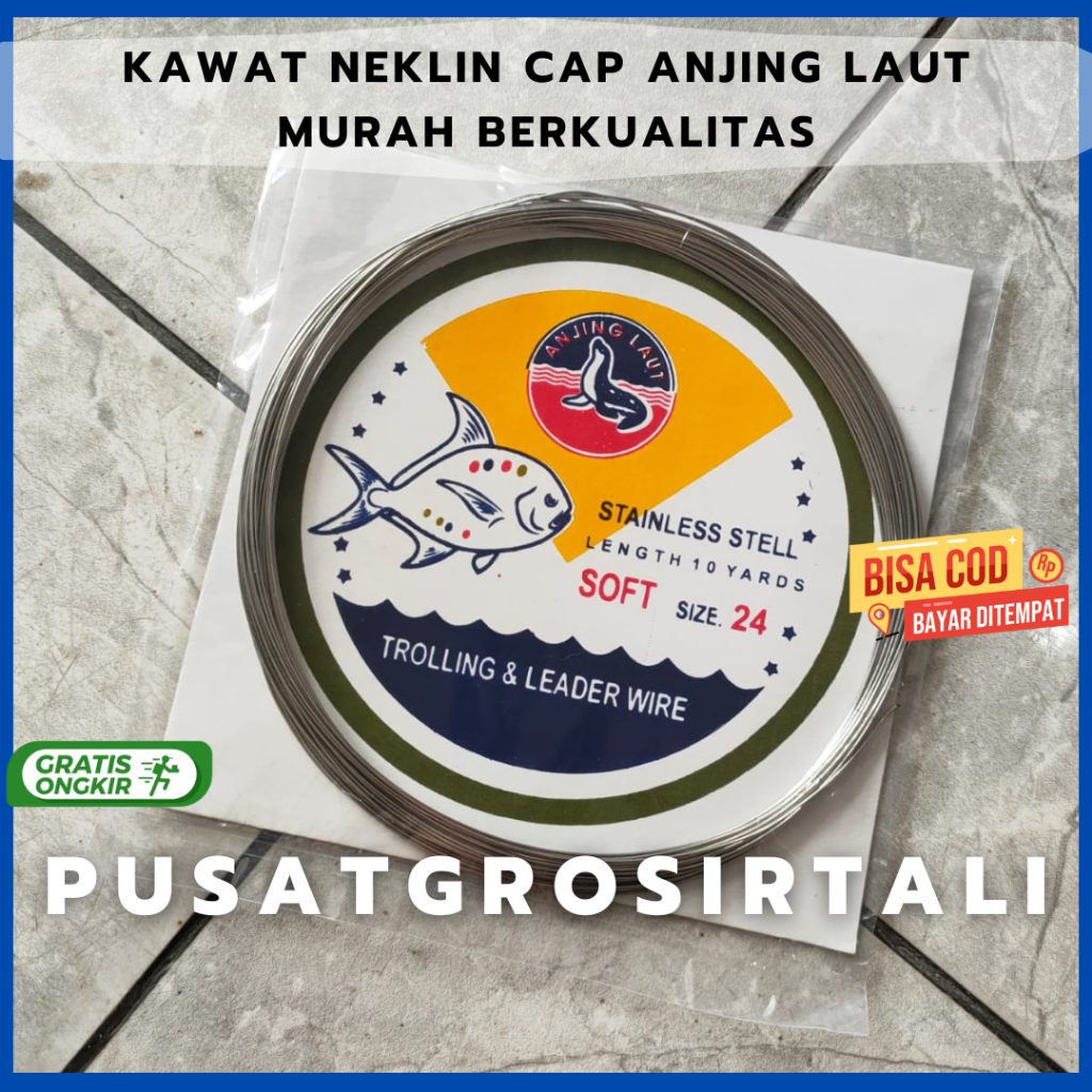 Jual NIKLIN KAWAT STAINLESS ANJING LAUT (PILIH UKURAN DIVARIAN ...