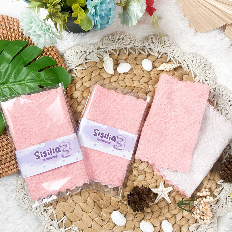 Jual Souvenir Pernikahan Handuk Kecil Lap Tangan Microfiber Souvenir ...
