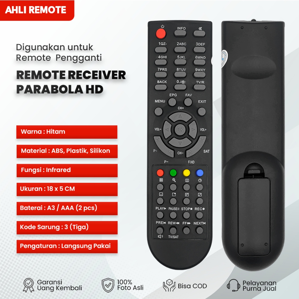Jual Remot Receiver Venus Meteor HD / Remote Parabola Venus Juke | Shopee Indonesia
