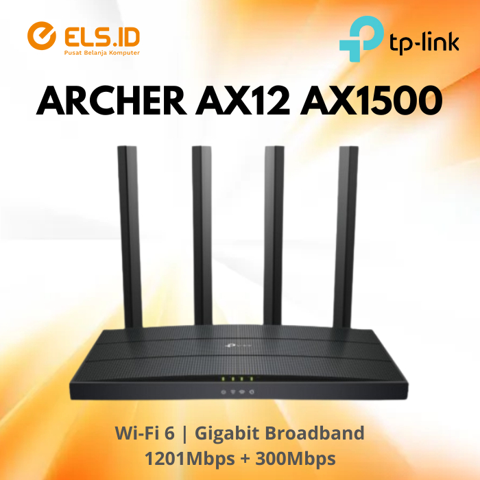 Jual TP-Link Archer AX12 AX1500 WiFi 6 Wireless Dual-Band Gigabit ...