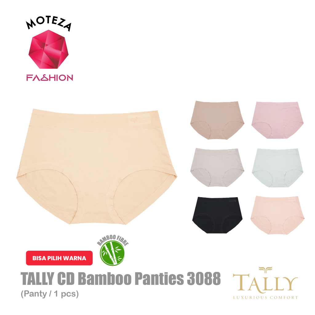 Jual Tally 3088 CD Celana Dalam Wanita - Katun Bamboo Bambu High Waist | Shopee Indonesia