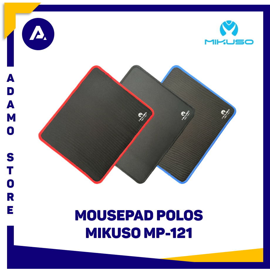 Jual Mousepad Polos Jahit Pinggir Anti Slip Mikuso MP-121 Mouse Pad ...