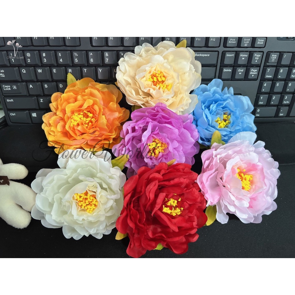 Jual [FlowerWorld]Artficial Flower Kepala Bunga Peony / Autumn mahar ...