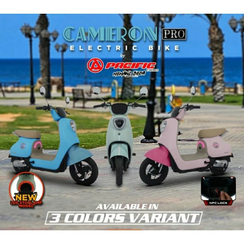 Jual Sepeda listrik PACIFIC CAMERON PRO 650 watt 20 AH | Shopee Indonesia