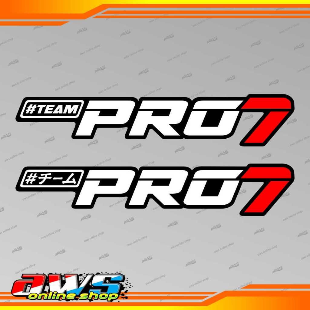Jual Sticker Team Pro7 Timbul | Shopee Indonesia