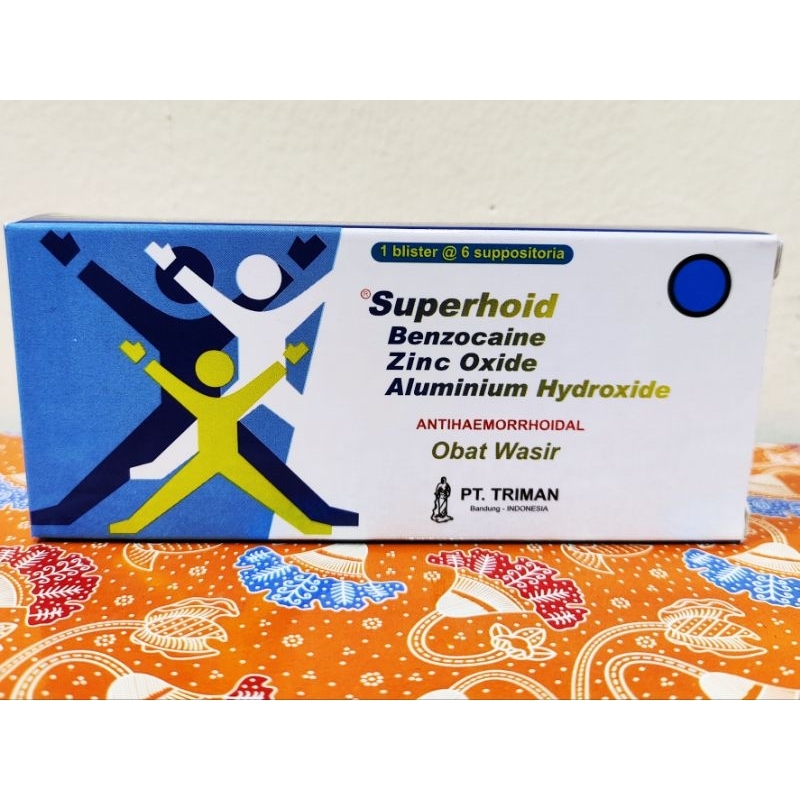 Jual SUPERHOID SUPPOSITORIA | OBAT WASIR | AMBEYEN | ISI 6 | Shopee ...