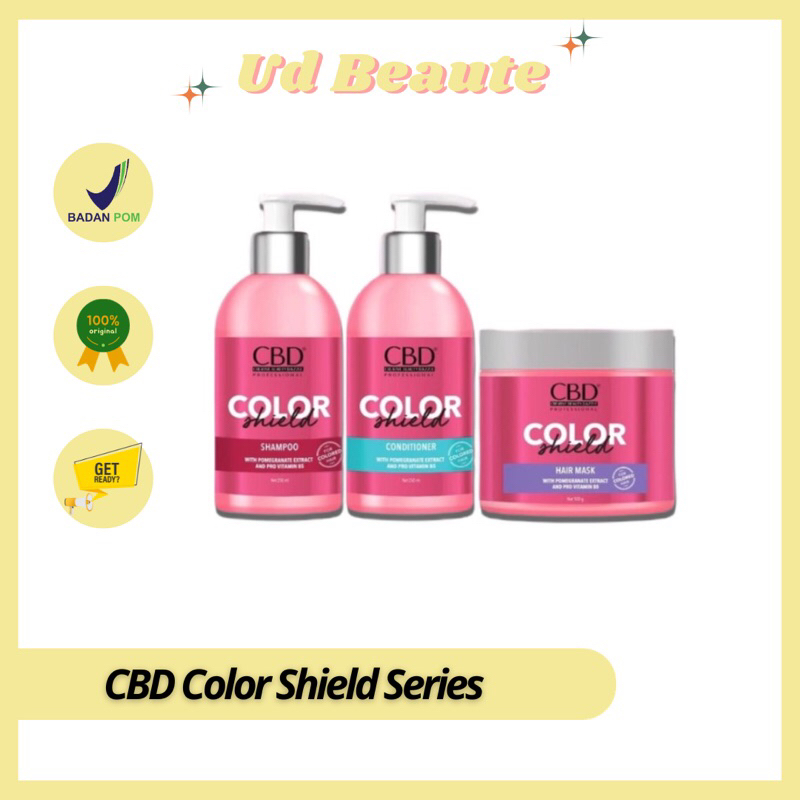 Jual CBD Color Shield ( Hair Mask, Shampoo, Conditioner ) | Shopee ...