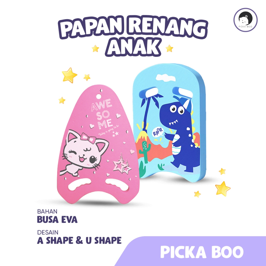 Jual PICKA BOO Papan Pelampung Renang Anak Bahan Busa EVA Ban Swimming ...