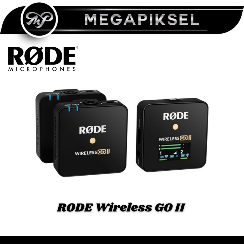 Jual RODE Wireless GO II 2 Channel Wireless Microphone System | Shopee Indonesia
