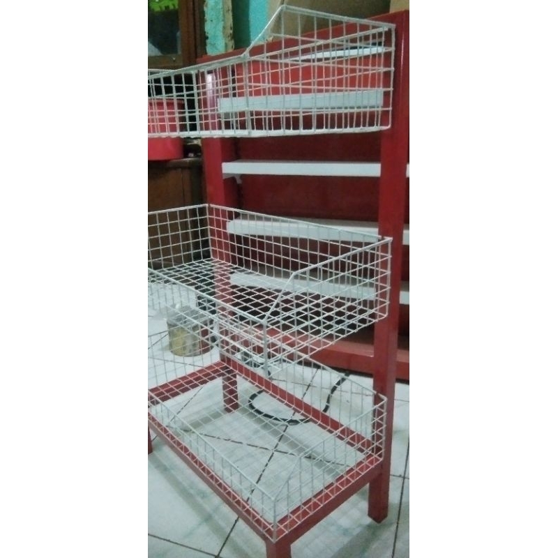 Jual rak ciki Snack rak warung 3 susun termurah | Shopee Indonesia