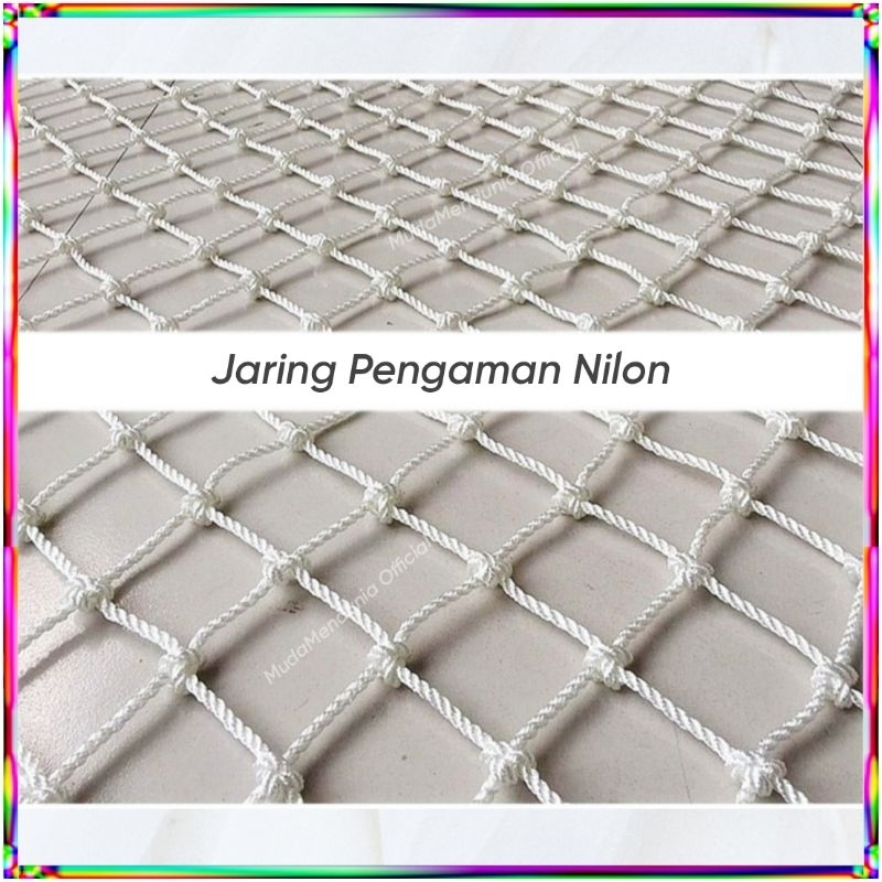 Jual Jaring Nilon 6mm Pengaman Bayi Anak Anak Balkon Tangga Railing ...