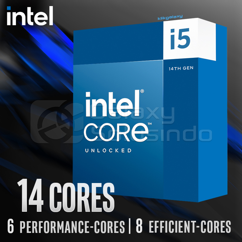 Jual Intel Core i5-14600K LGA1700 14 Core 20 Thread 14Th Gen Processor Meteor Lake | Shopee ...