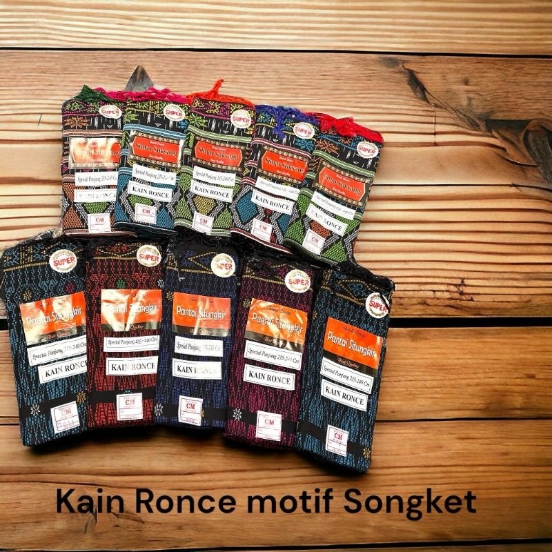 Jual Kain Panjang Batik Rambu motif songket Kain Gendong Ronce motif ...