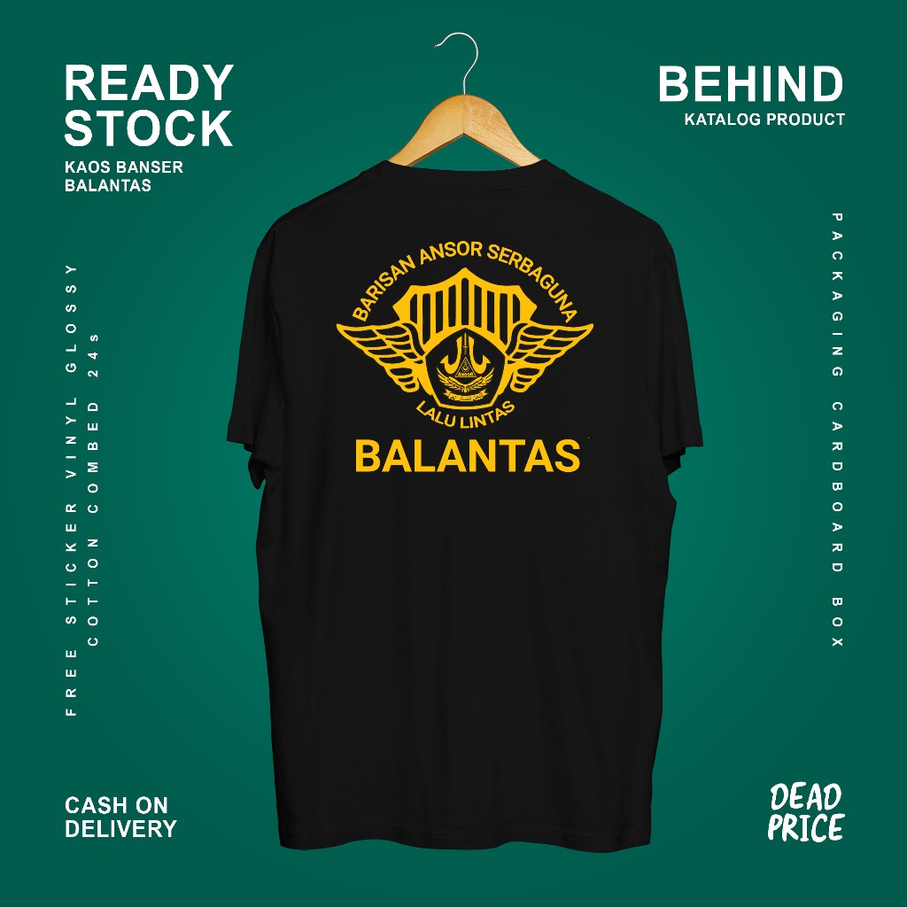 Jual Atribut Banser Kaos Biro BALANTAS | Shopee Indonesia