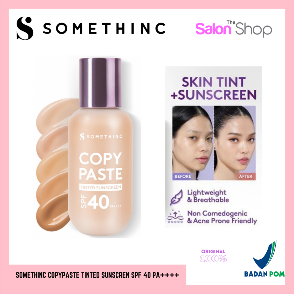 Jual ♦️THESALONSHOP♦️ SOMETHINC Copy Paste Tinted Sunscreen SPF 40 PA ...