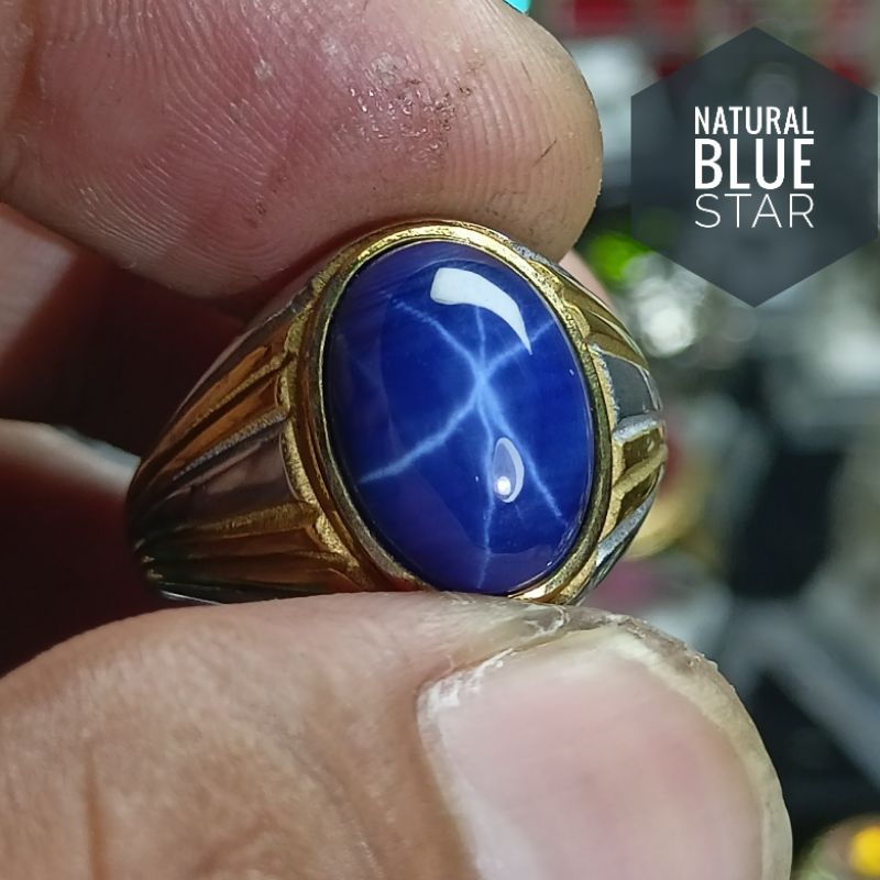 Jual CINCIN BATU AMERICAN BLUE STAR 100%ORI | Shopee Indonesia