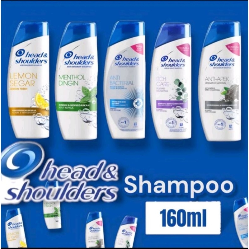 Jual HEAD & SHOULDERS Shampoo Anti Ketombe 160ml | Shopee Indonesia