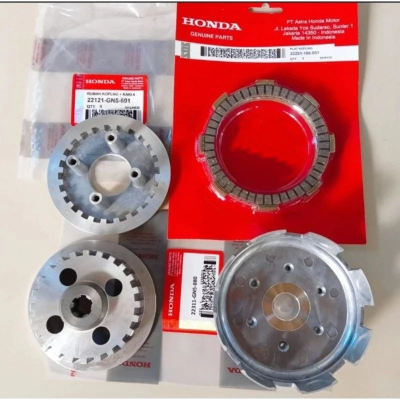 Jual PAKET RUMAH KOPLING PLUS PLAT KOPLING PLUS ALUMUNIUM HONDA GRAND-SUPRA LAMA-WIN GN5 ...
