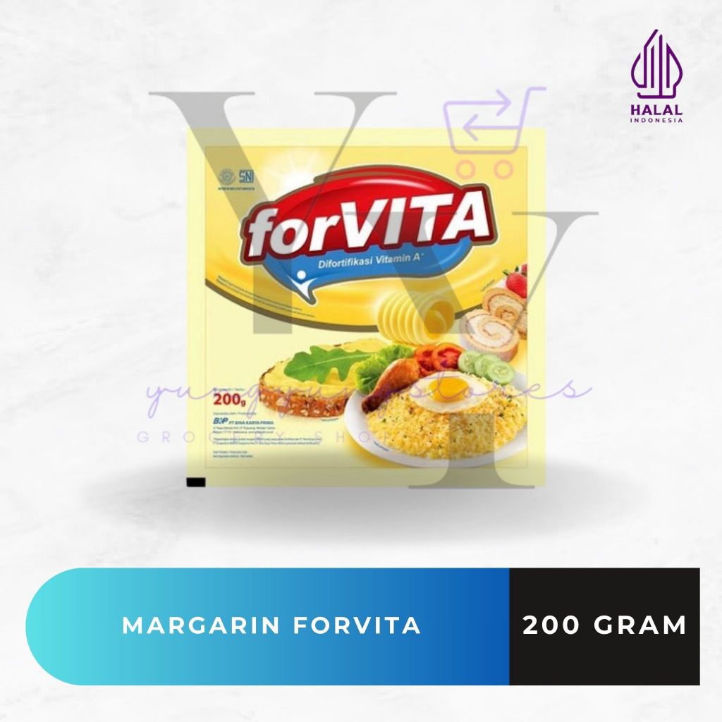 Jual Mentega / Margarine Forvita Sachet 200 gram | Shopee Indonesia