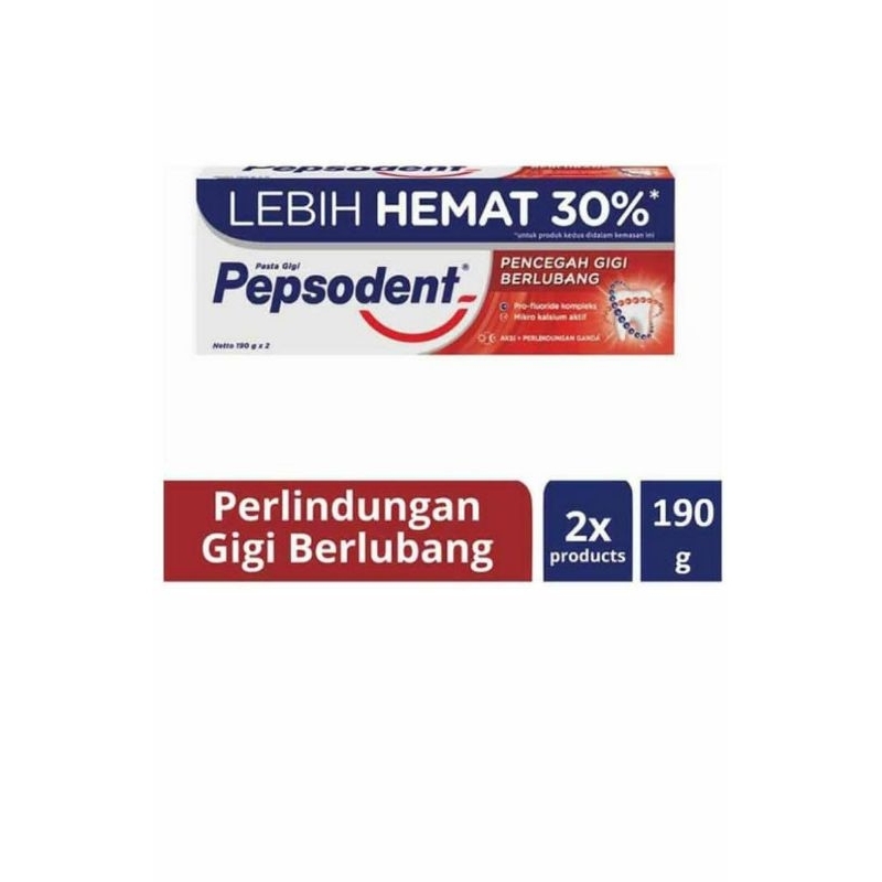 Jual Pepsodent 190gr x 2 pcs | Shopee Indonesia