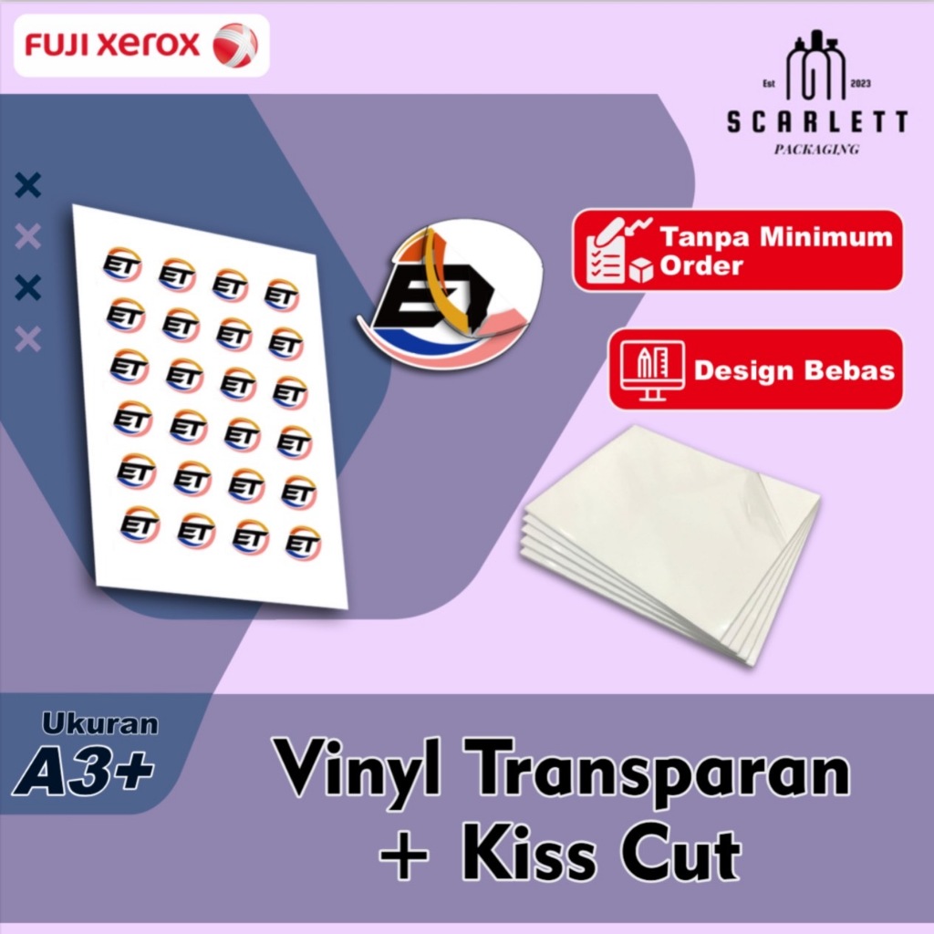 Jual Cetak Sticker A3+ Chromo / Bontak / Vinyl Include Cutting - Cetak ...