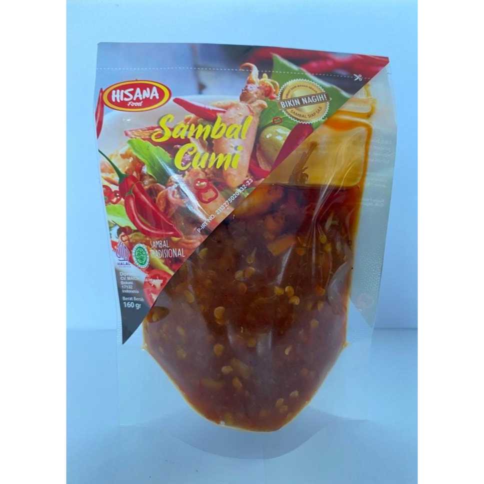 Jual Sambal Cumi Pouch Hisana 160 g | Shopee Indonesia