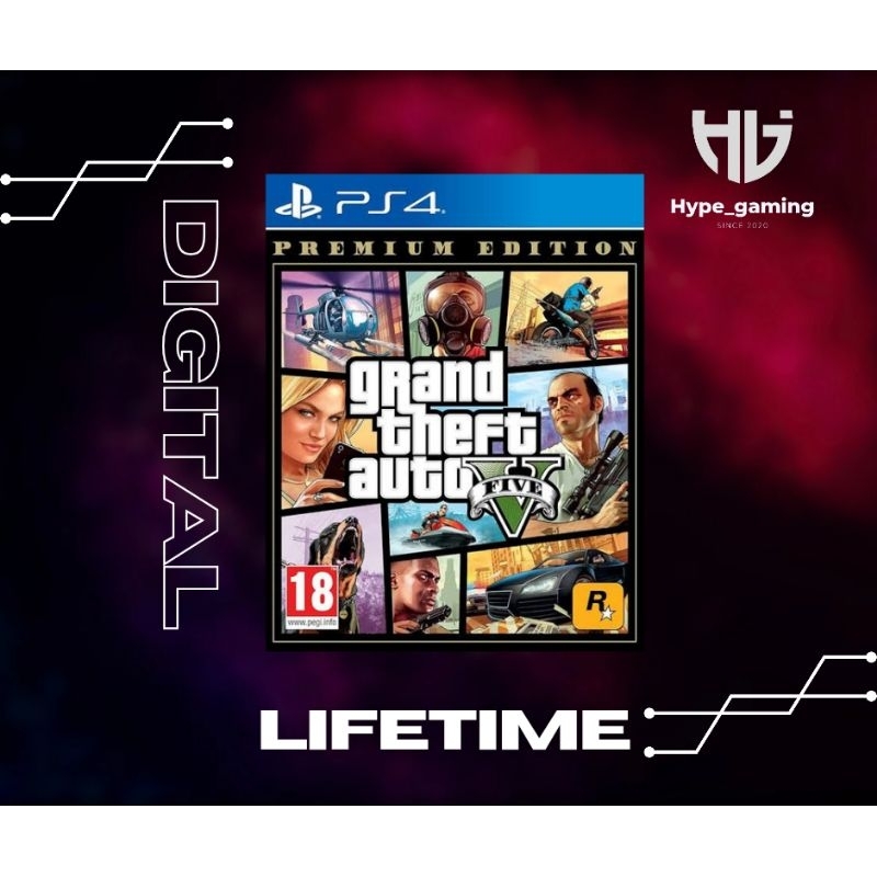 Jual Grand Theft Auto V/GTA 5 Premium Edition PS4/PS5 Digital | Shopee Indonesia