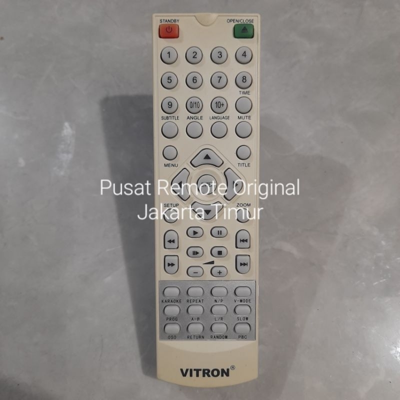 Jual REMOTE REMOT DVD PLAYER VITRON ORIGINAL | Shopee Indonesia