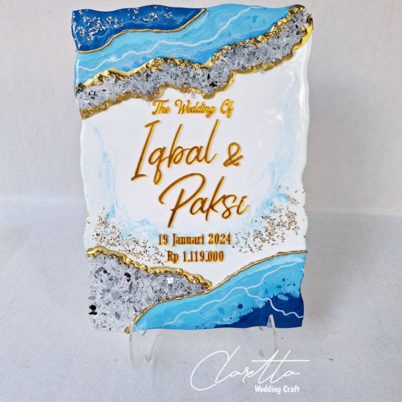 Jual dekorasi resin mahar nikah custom | Shopee Indonesia