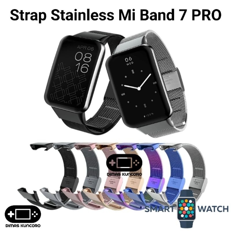 Jual Strap Stainless Mi Band 7 PRO tali jam steel metal xiaomi smart ...