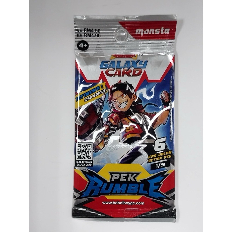 Jual Pek Rumble - BoBoiBoy Galaxy Card : Pek Rumble Kad Trading Card ...