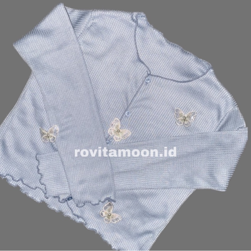 Jual FREE JEPITAN | Cardigan Kancing | Cardigan Butterfly | Cardigan ...