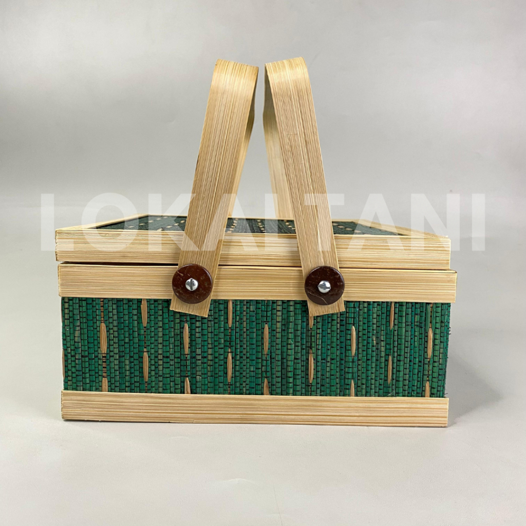 Jual Kotak Hampers Imlek CNY/ Keranjang Bambu Imlek/ Tempat Parcel ...