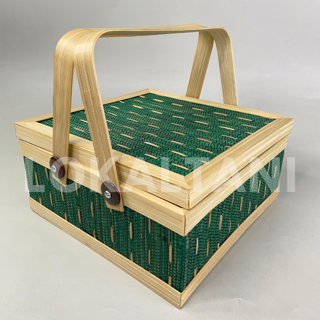 Jual Kotak Hampers Imlek CNY/ Keranjang Bambu Imlek/ Tempat Parcel ...