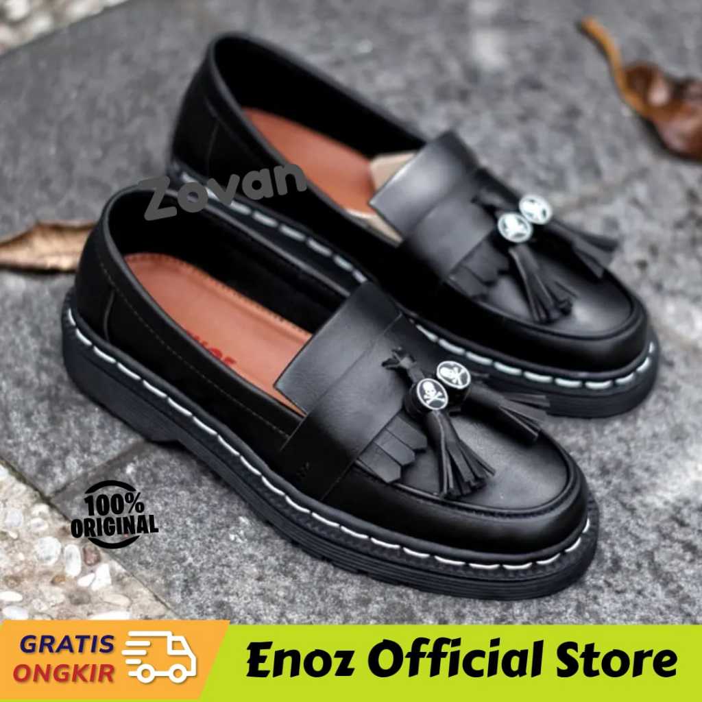 Jual Enoz Skull Copper Sepatu Dogmart Pria Loafers Pantofel Kerja ...