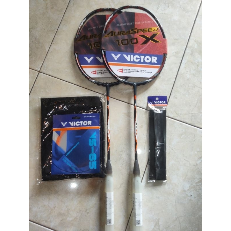 Jual Raket Badminton Victor Auraspeed 100X | Shopee Indonesia
