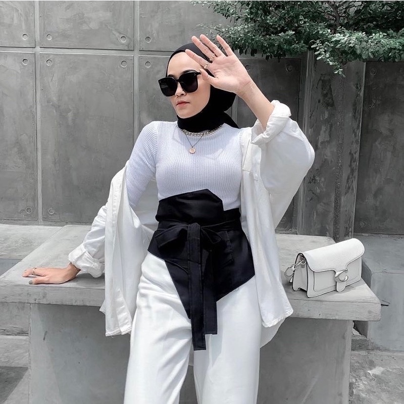 Jual OBI BELT WANITA POLOS/SABUK GAUN KAIN/IKAT PINGGANG LILIT WANITA ...