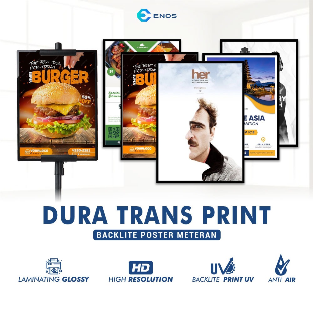 Jual CETAK DURATRANS / DURA TRANS / BACKLIGHT POSTER / SLIMLIGHT ...