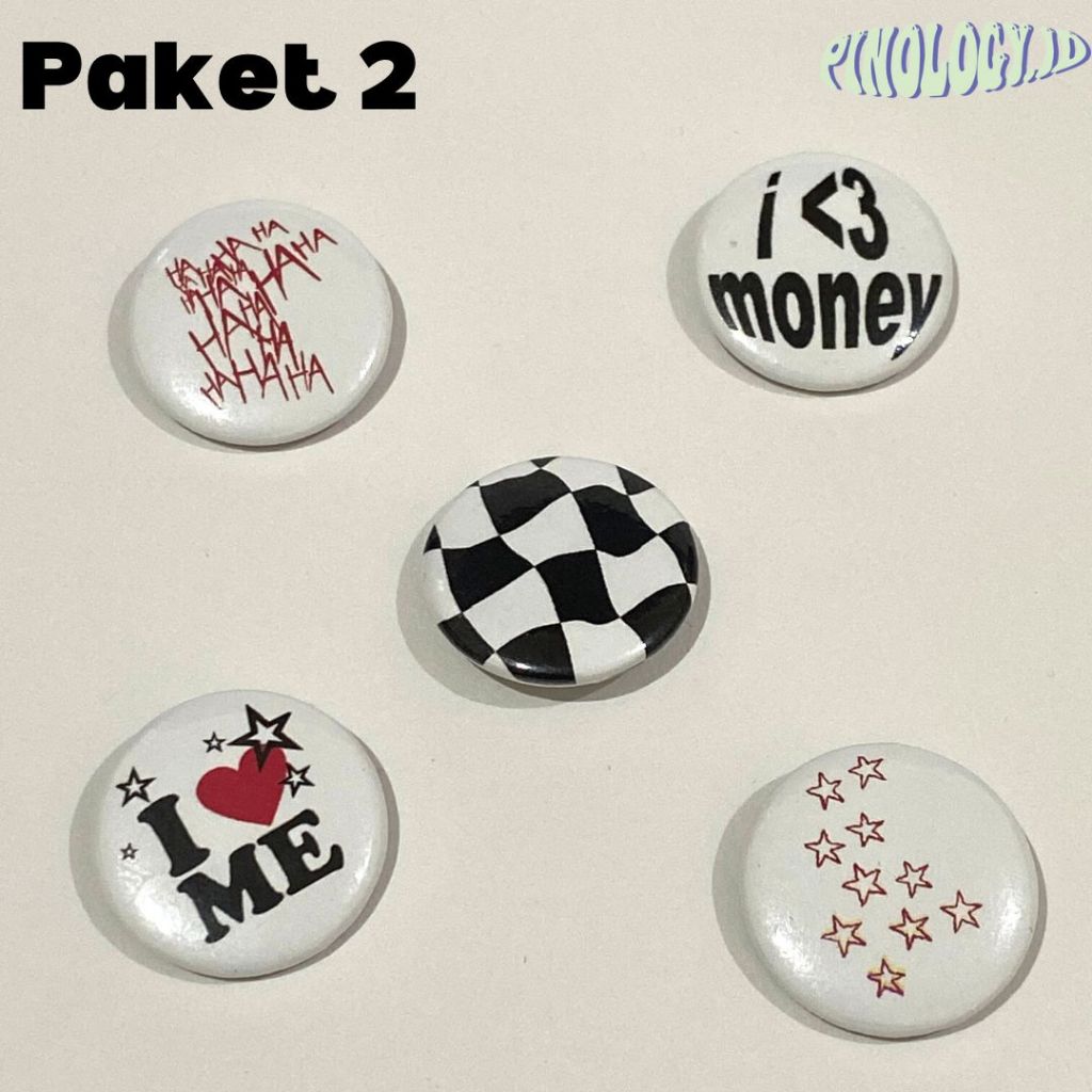 Jual Pin Tas Aksesoris Murah Pin Paket 2cm Termurah dan Paket Hemat ...