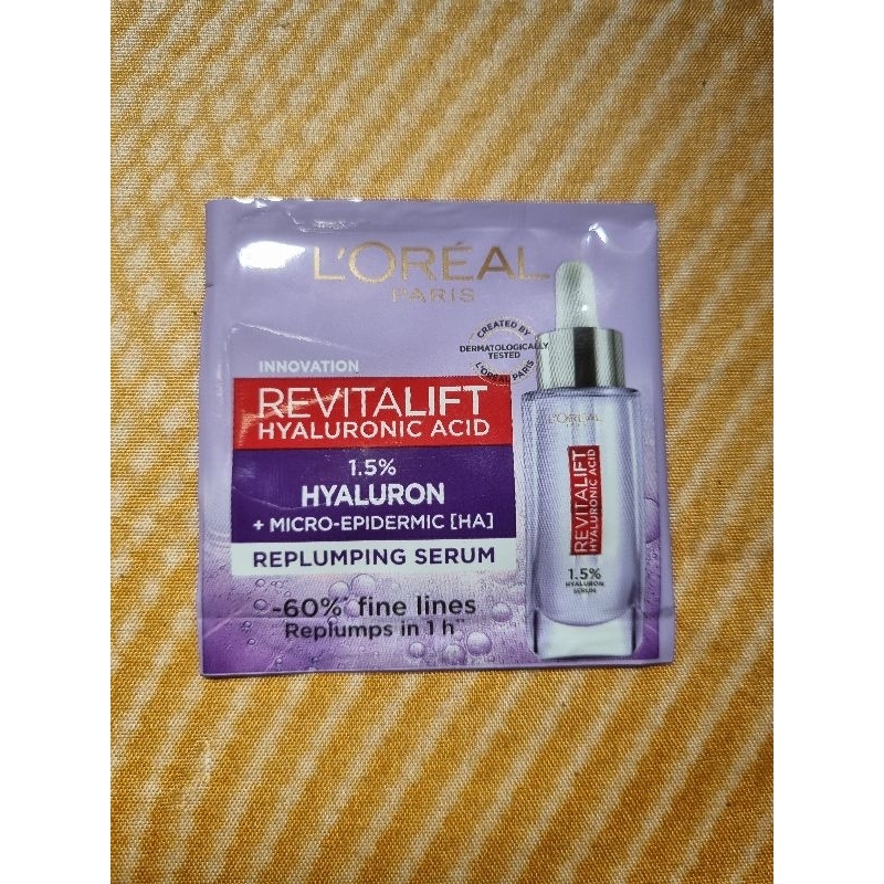 Jual [1,5 ml] L'oreal Loreal Paris Serum Revitalift Hyaluronic Acid ...