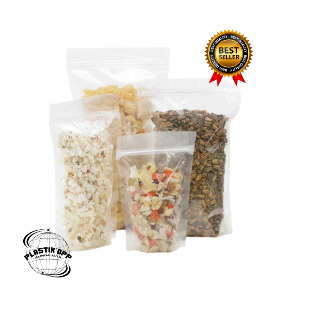 Jual STANDING POUCH UK 14X22 CM BENING TEBAL ISI 50 PCS TERMURAH ...