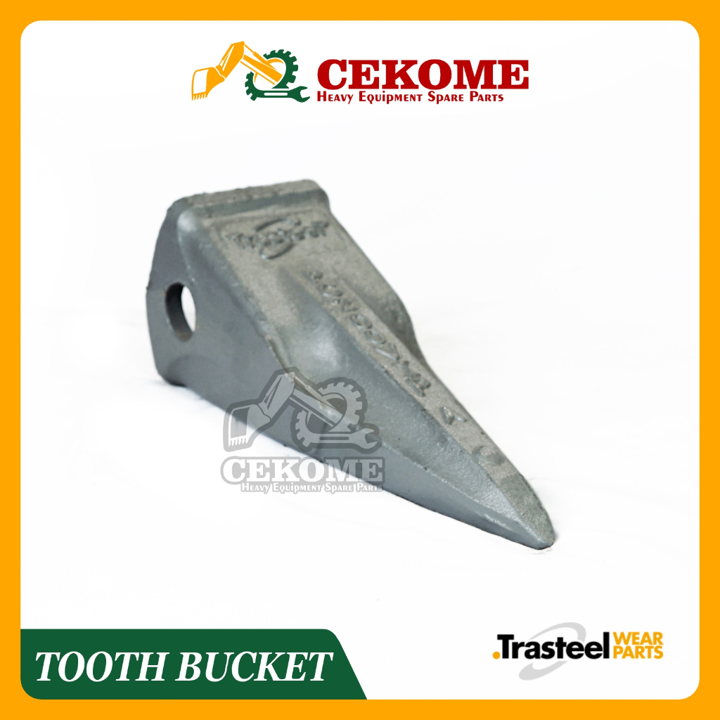 Jual Kuku Bucket Excavator Komatsu PC200 Trasteel Tiger Tooth Bucket ...