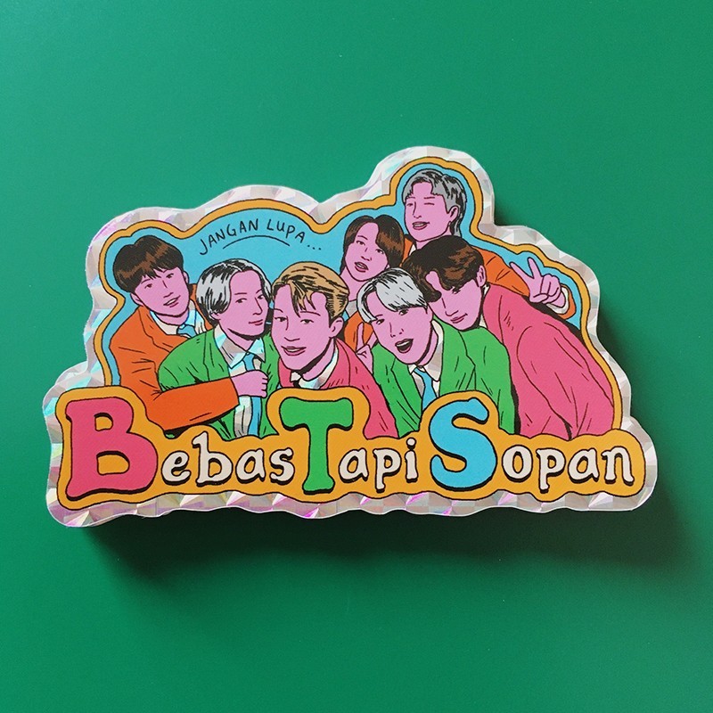 Jual Bebas Tapi Sopan - Prism Holographic Sticker | Shopee Indonesia
