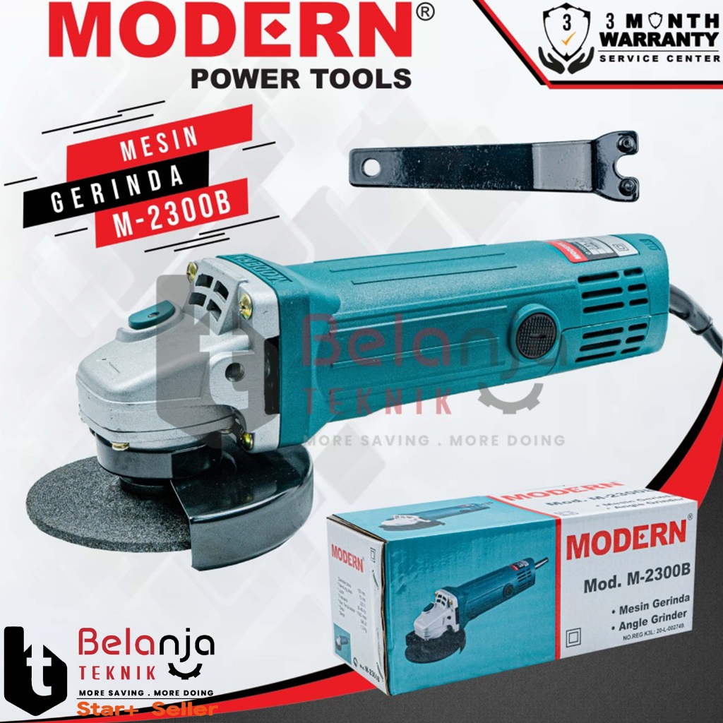 Jual Modern Mesin Gerinda Tangan M 2300 B 4 Inch 540 Watt M2300 B ...