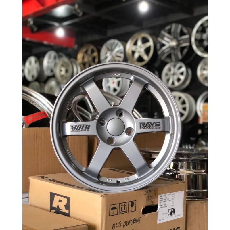 Jual Velg Rays TE37 OG R16 Gun Metal (NEW) | Shopee Indonesia