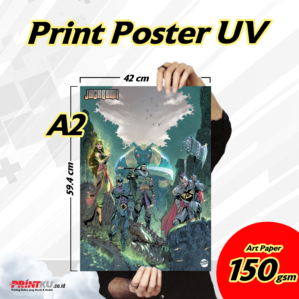 Jual Print UV Poster Art Paper A2 150 Gsm | Shopee Indonesia