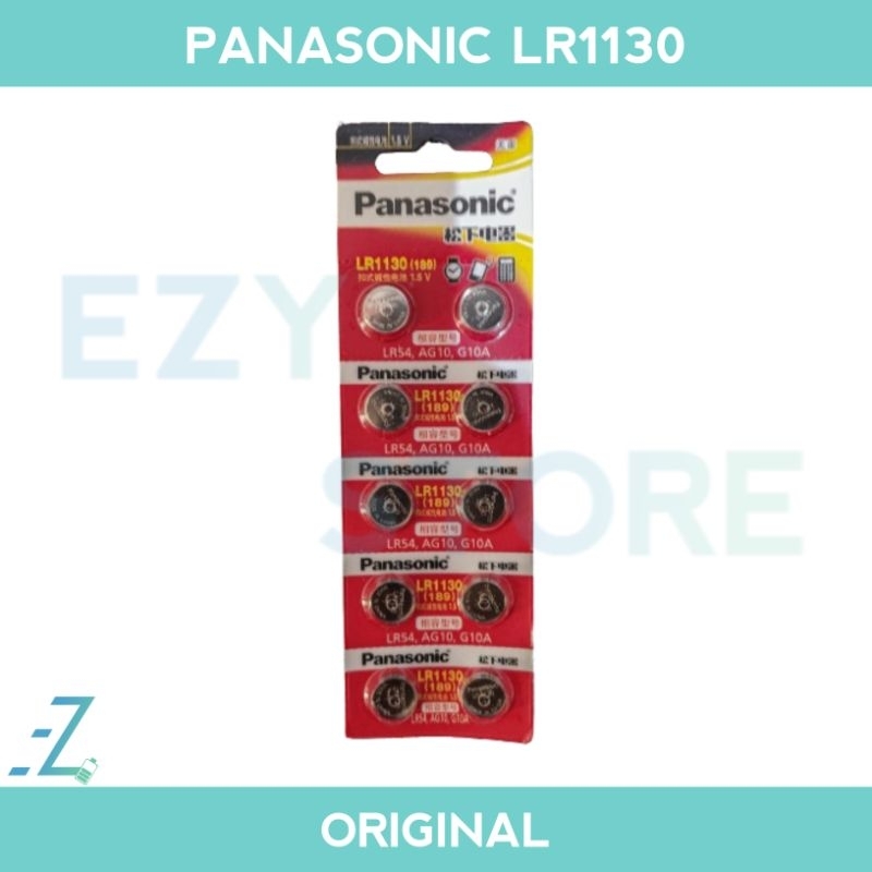 Jual Baterai Panasonic LR1130 Original AG10 - 1 Lembar | Shopee Indonesia