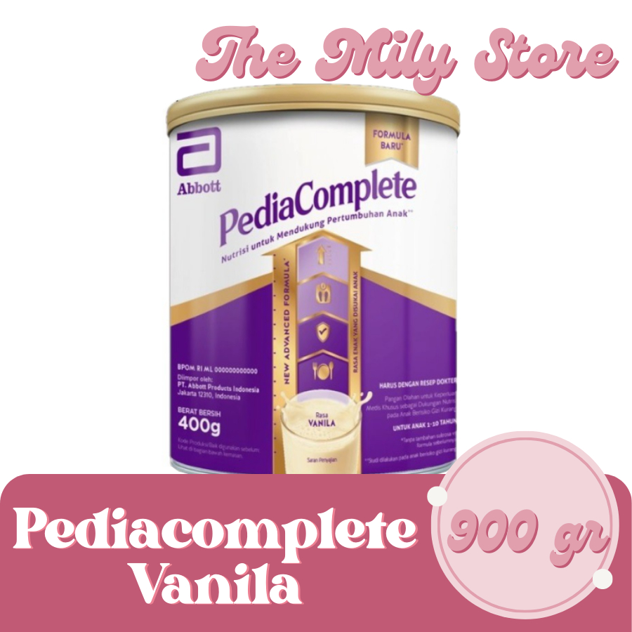 Jual PEDIASURE COMPLETE/PEDIACOMPLETE VANILA 850 GRAM | Shopee Indonesia