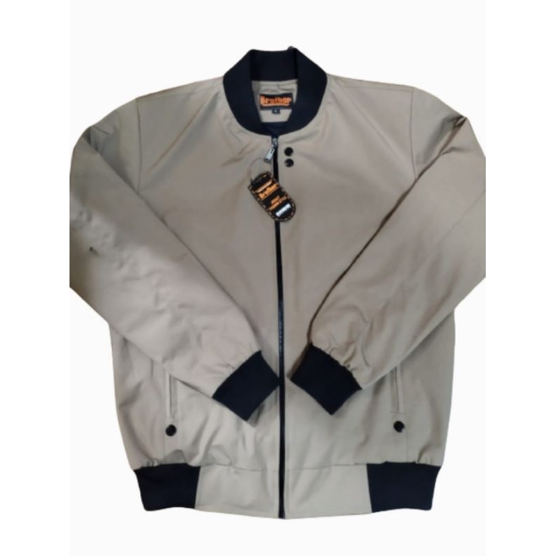 Jual JAKET PRIA BAHAN POLYESTER IMPORT TASLAN | Shopee Indonesia